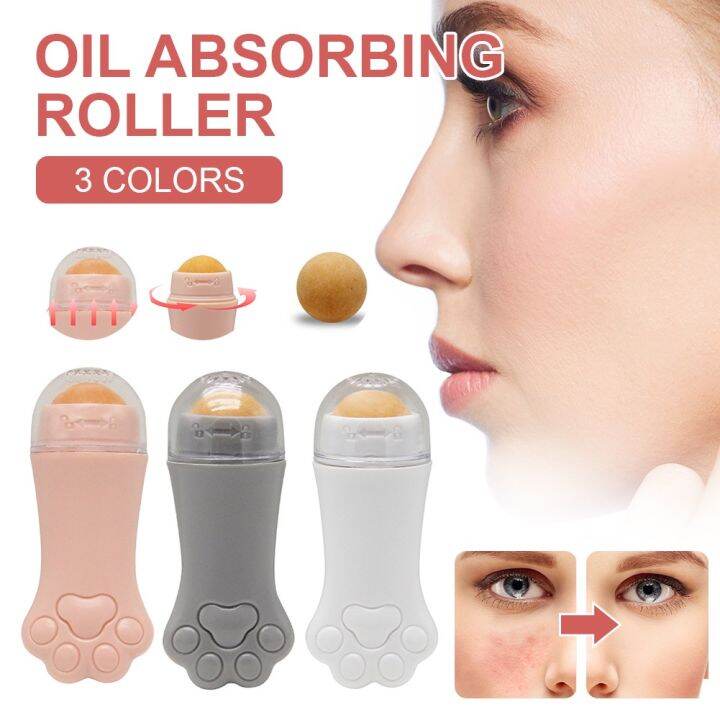 Oil-Absorbing Volcanic Face Roller Oil Remover Friendly Volcanic Stone ...