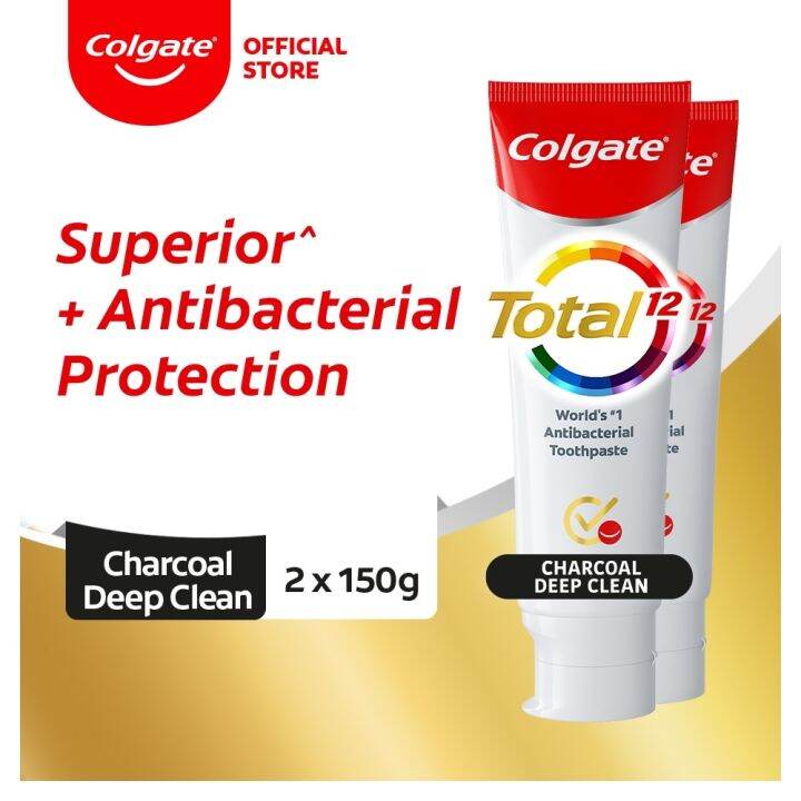 wbzyqm Colgate Total Charcoal Deep Clean Multi-Benefit Antibacterial ...