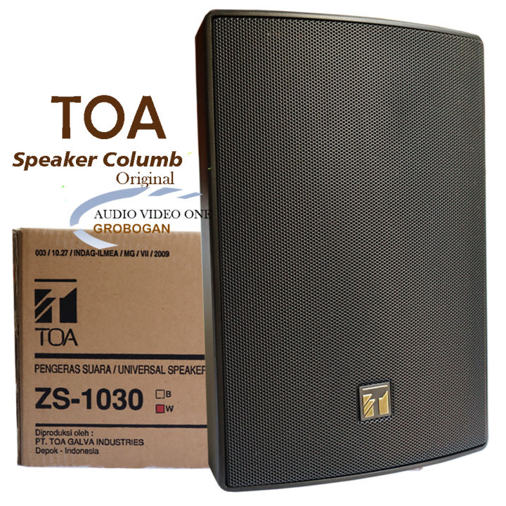 Toa Speaker Masjid / Wall TOA-ZS 1030 B Hitam Spiker Tempel Dinding 30 ...