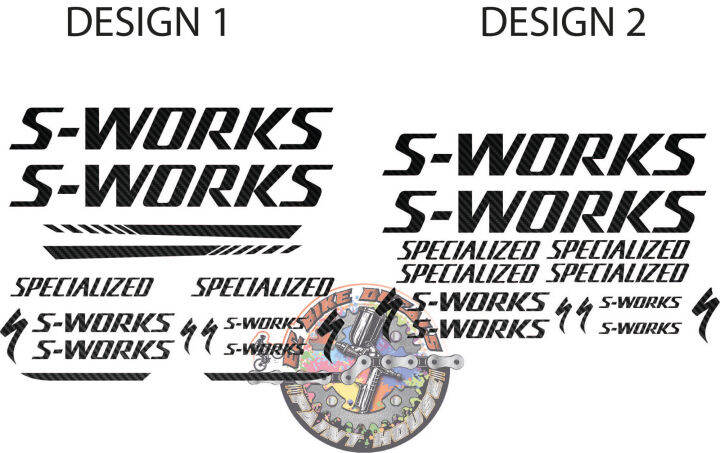 REFLECTIVE METALLIC S-WORKS FRAME DECALS | Lazada PH