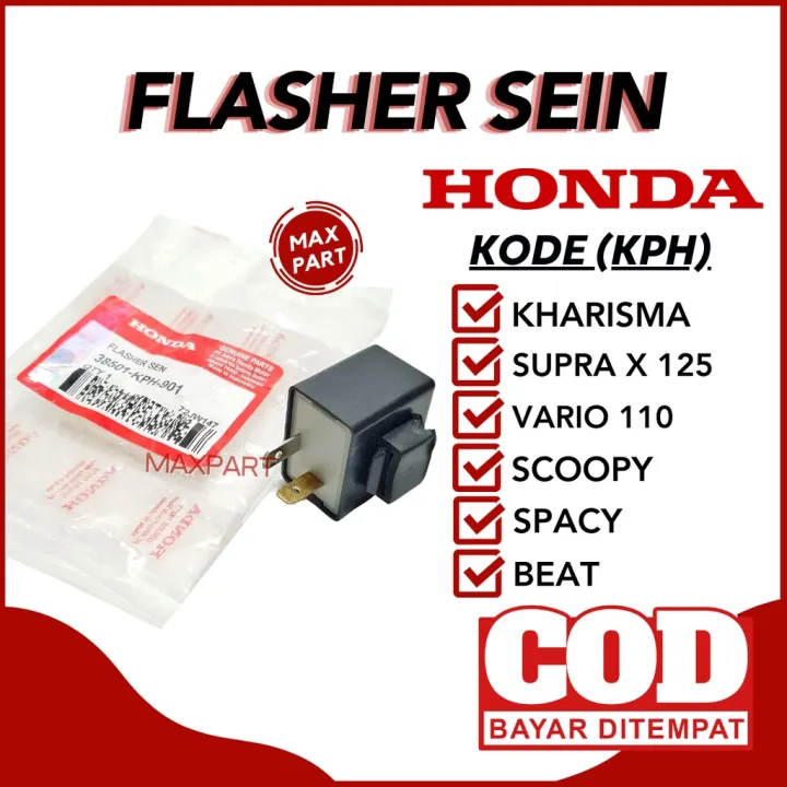 RELAY COMP FLASHER SEIN RILAY FLASER SEN LAMPU KPH KHARISMA KARISMA ...