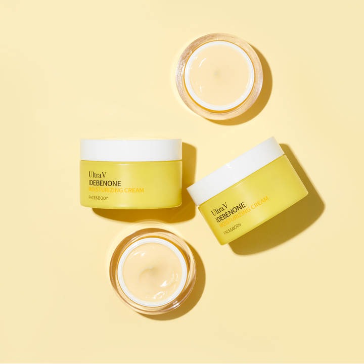 Ultra V IDEBENONE MOISTURIZING CREAM, 200ml, Korea cream, Moisturizing ...