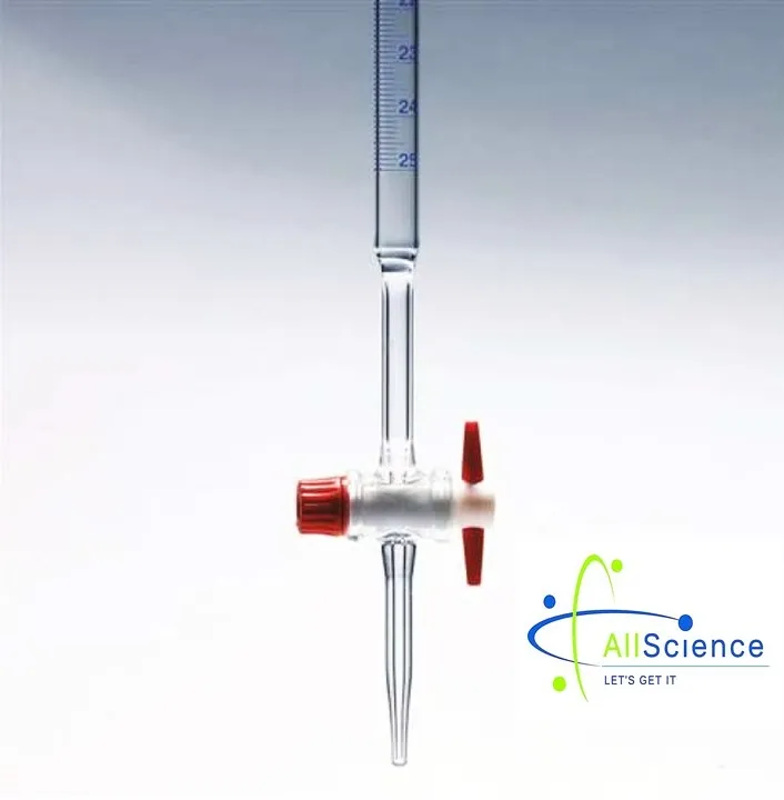 Burette Glass Burette 25ml / 50ml With PTFE Stopcock | Lazada