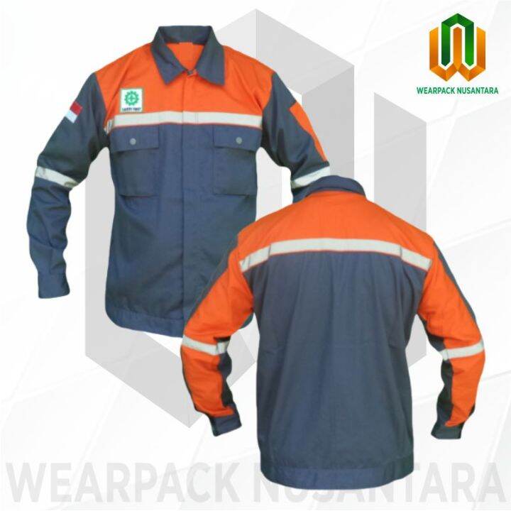 BAJU SAFETY WEARPACK SAFETY BAJU PROYEK KEMEJA SERAGAM KERJA ...