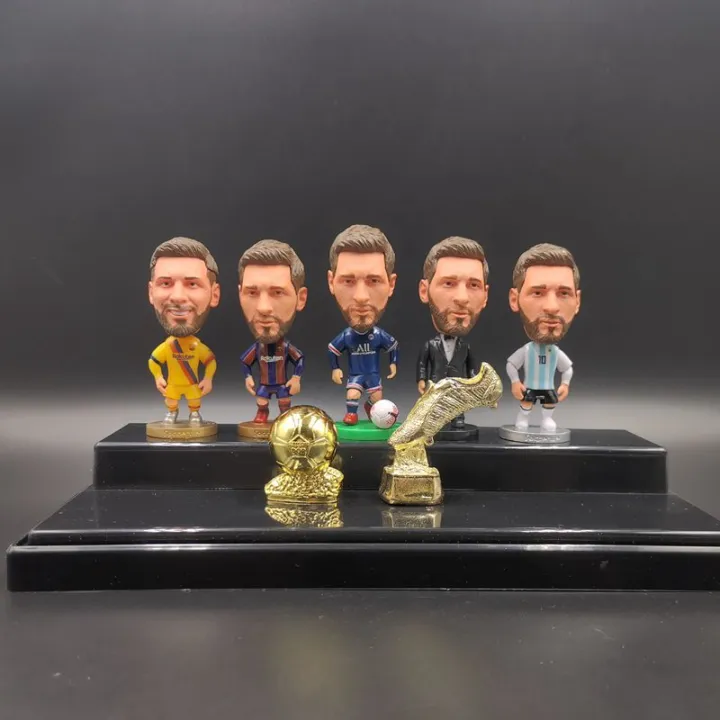 Lionel messi mini action figures Lionel messi's career doll collection ...