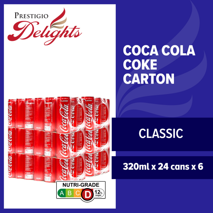 Coca Cola Classic Coke 320ml x 6 Cartons | Bulky Deals | Lazada Singapore