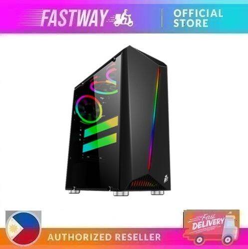 1STPLAYER RAINBOW R3 MID-TOWER GAMING CASE W/ TEMPERED GLASS /M-ATX ...