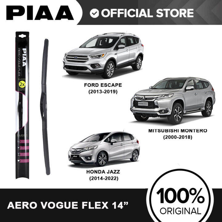 PIAA Aero Vogue Flex Silicone Wiper - 14", 16", 17", 18", 19", 20", 21", 22", 24", 26", 28 ...