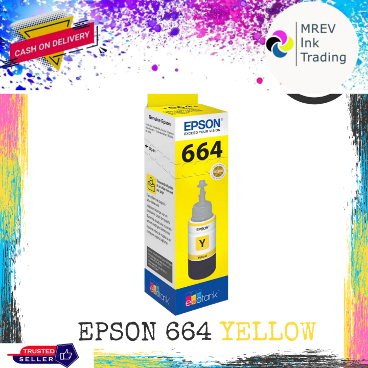 EPSON 664 Ink Bottle YELLOW CLASS A | Lazada PH