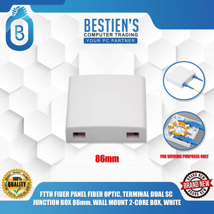 FTTH FIBER PANEL FIBER OPTIC, TERMINAL DUAL SC JUNCTION BOX 86mm, WALL ...