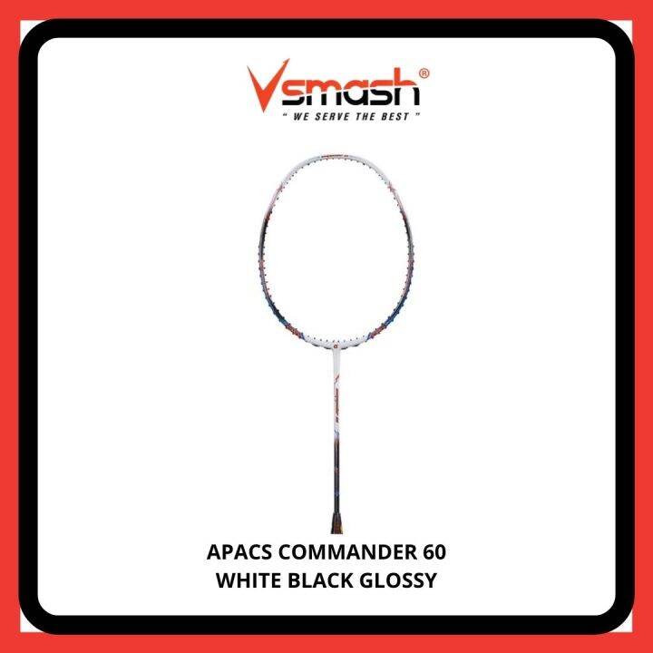 APACS BADMINTON RACKET COMMANDER 60 (5U) ( UNSTRUNG )( FRAME ONLY ...
