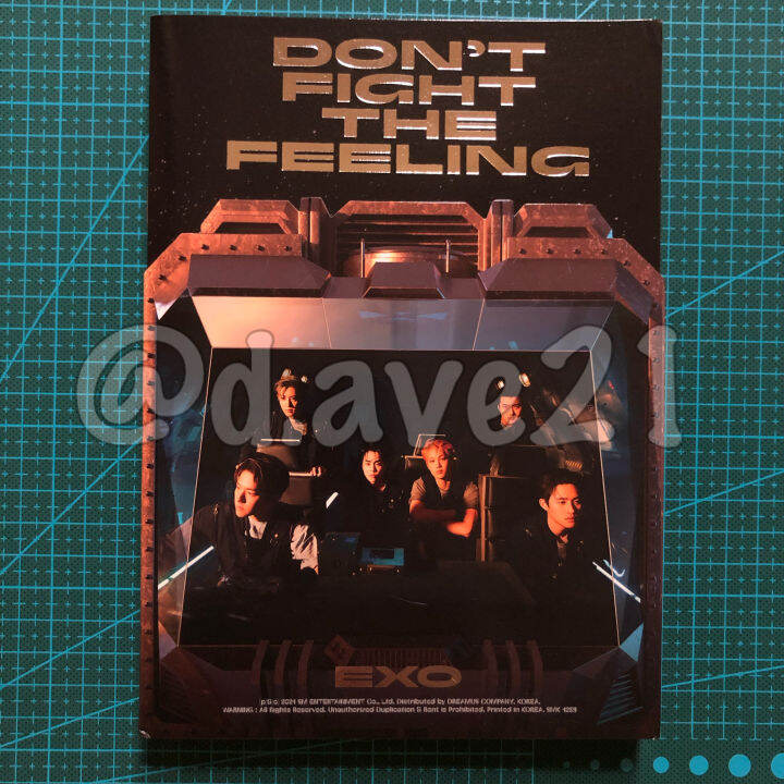 (ON HAND) EXO DON’T FIGHT THE FEELING DFTF VERSION 2 UNSEALED WITH POB ...