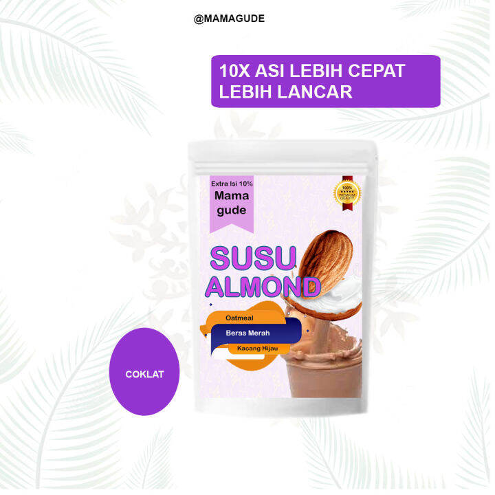 Susu Asi Booster Almond Milk Fenugreek Kacang Hijau Mamagude | Lazada ...