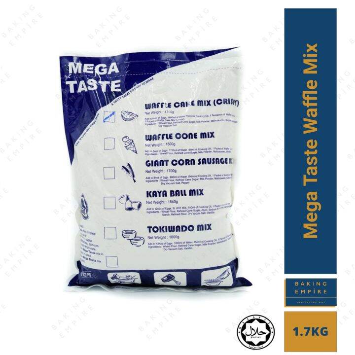 Mega Taste Waffle Mix 1.7KG | Lazada