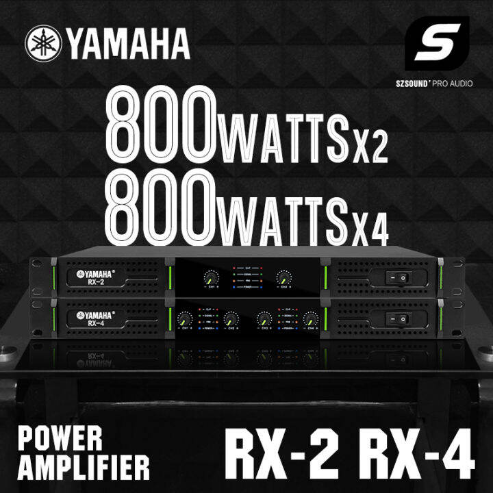 YAMAHA amplifier RX2 2 channels RX4 4 channel 8 ohms rated power (RMS ...
