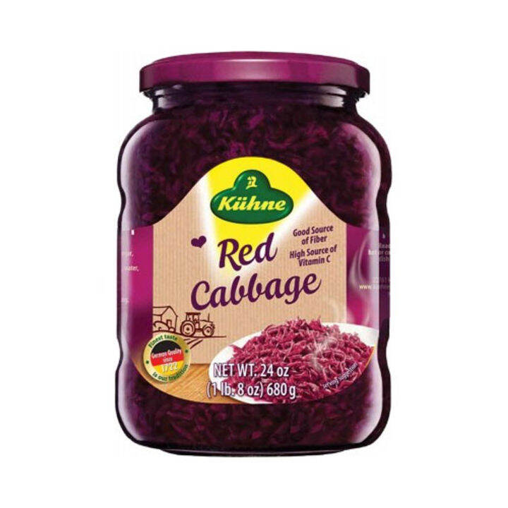 Kuehne Rotkohl Red Cabbage in Jar - 720ml | Lazada.co.th