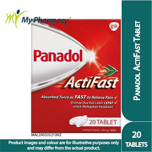 PANADOL ACTIFAST 20 TABLETS | Lazada