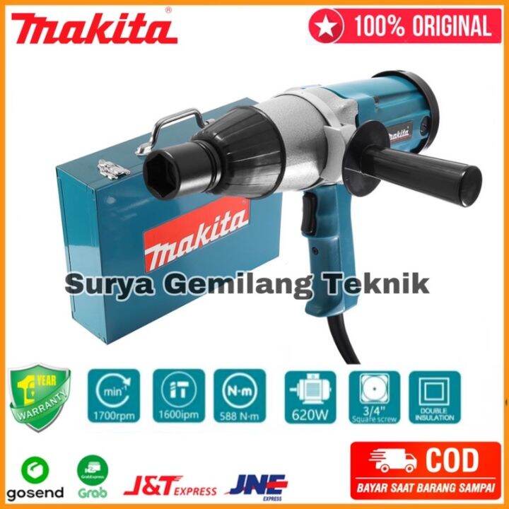 Mesin Pembuka Baut Impact Wrench 3/4 Makita 6906 Mesin Impact Wrench Makita Pembuka Baut 6906 ...