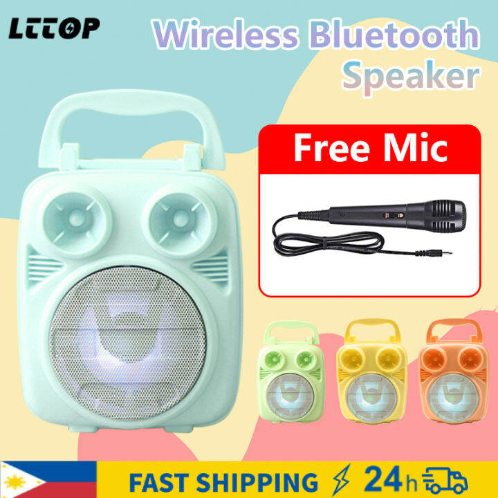Bluetooth Speaker With Free Mic Macaron Speaker Portable Super Bass LED ... Bluetooth Speaker With Free Mic Macaron Speaker Portable Super Bass LED ...