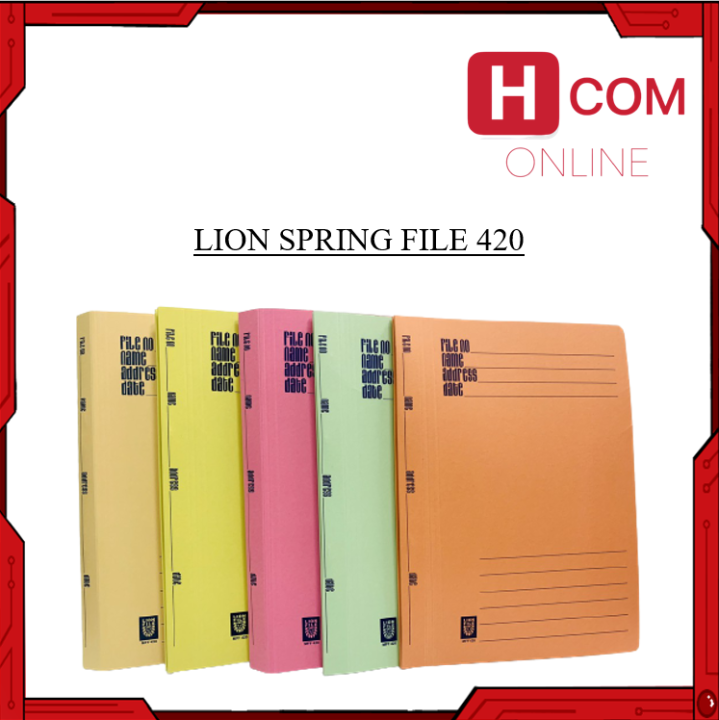 LION 420 Spring File (420gsm) | Lazada