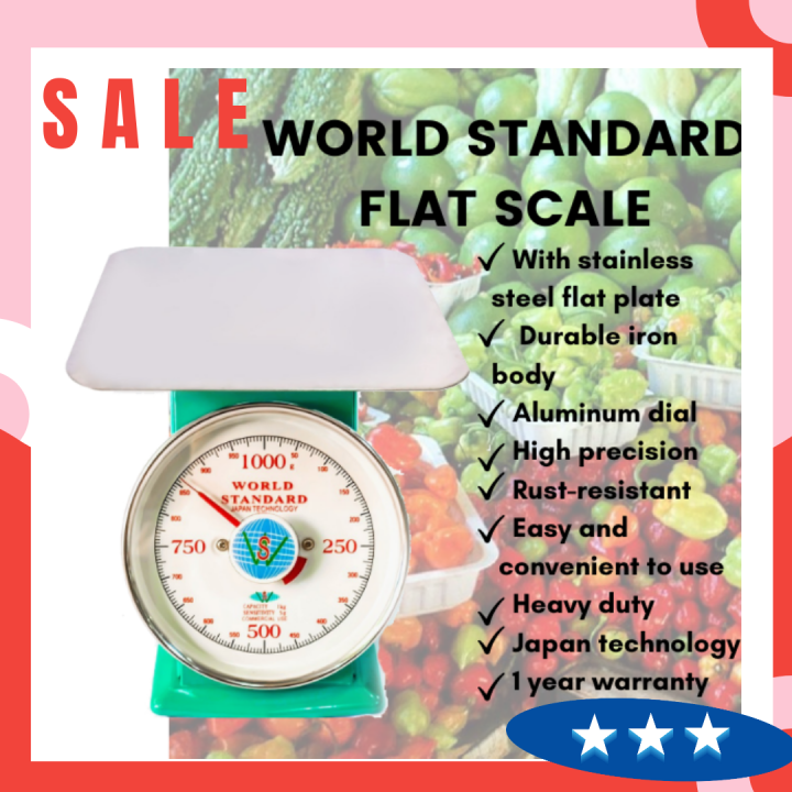 World Standard Weighing Scale Kilohan Flat 1kg / 2kg / 3kg / 5kg | Lazada PH