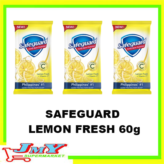 Jmy Safeguard Germ Protection Soap Lemon Fresh 60g Yellow Sold By 3