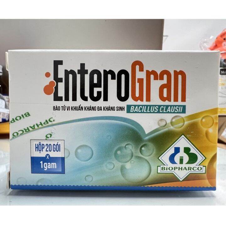 Men Enterogan bào tử vi khuẩn đa kháng sinh giúp hệ tiêu hóa tốt,ổn ...