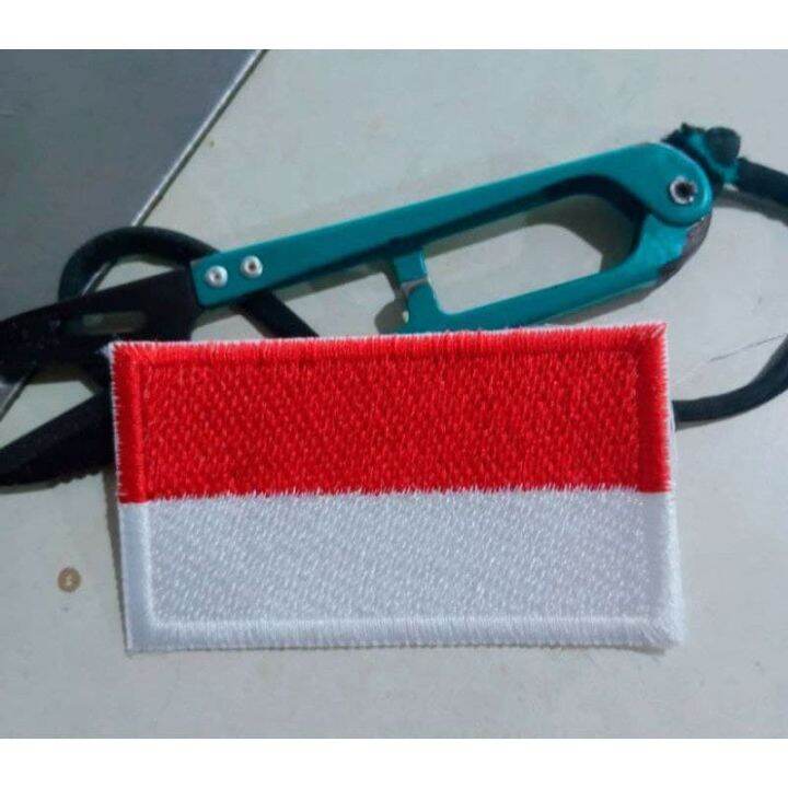 Badge merah putih atribut 7x4 cm | Lazada Indonesia