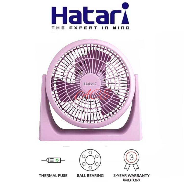 Hatari 8 inchi Cyclone Fan HT-PS20M1 Pink | Lazada