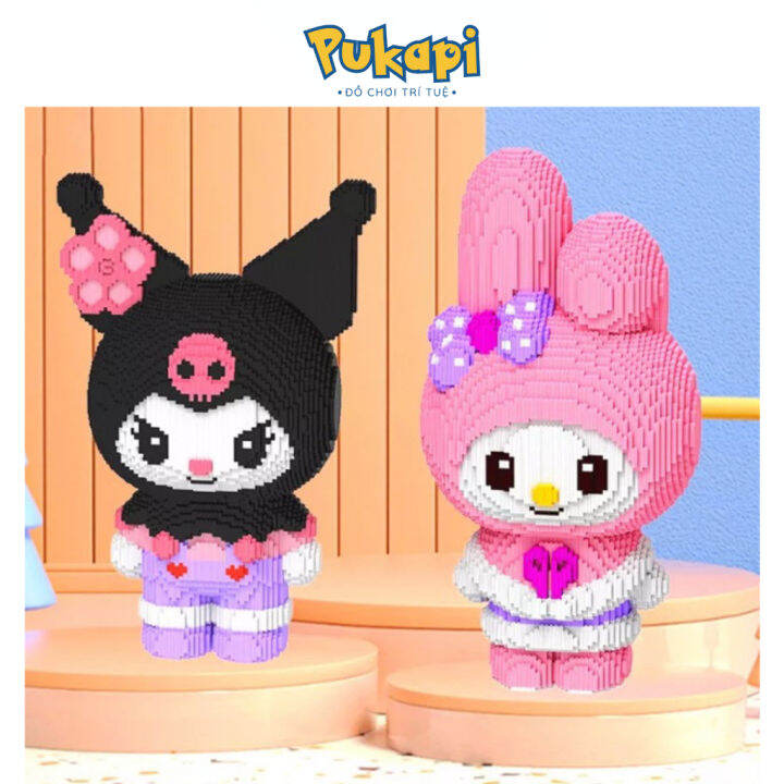 Đồ Chơi Xếp Hình 3D Thỏ Judy Kuromi Gấu Bearbrick Size Lớn Mô Hình Lắp Ráp 35-55cm - PUKAPI ...