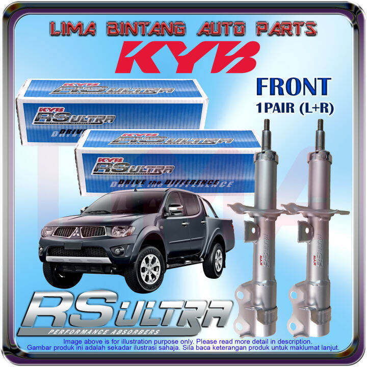 Mitsubishi Triton KA KB Front Shock Absorber Heavy Duty RS ULTRA KAYABA ...