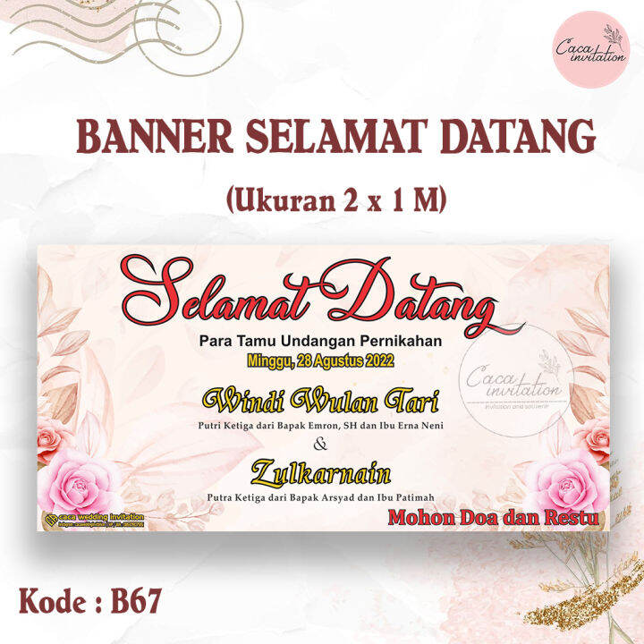 Banner Selamat Datang Nikah Khitan | Lazada Indonesia