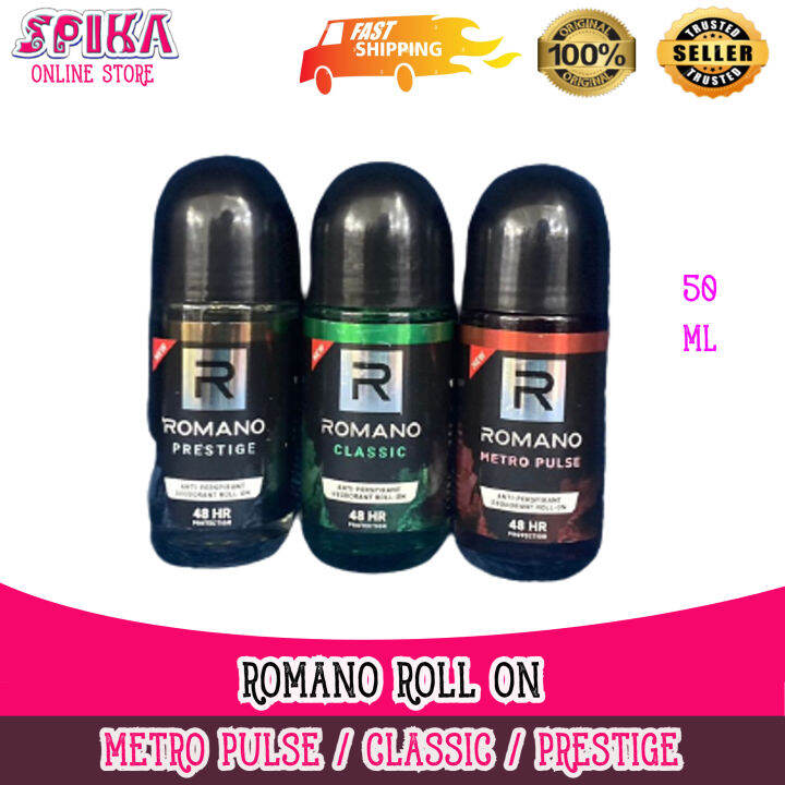 ROMANO ANTI PERSPIRANT DEODORANT ROLL ON 48 HOUR PROTECTION ( PRESTIGE ...