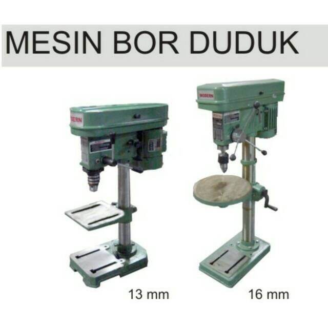Rm - MODERN Mesin Bor Duduk 16 mm Bench Drill ZJQ-4116 Model Mollar ...