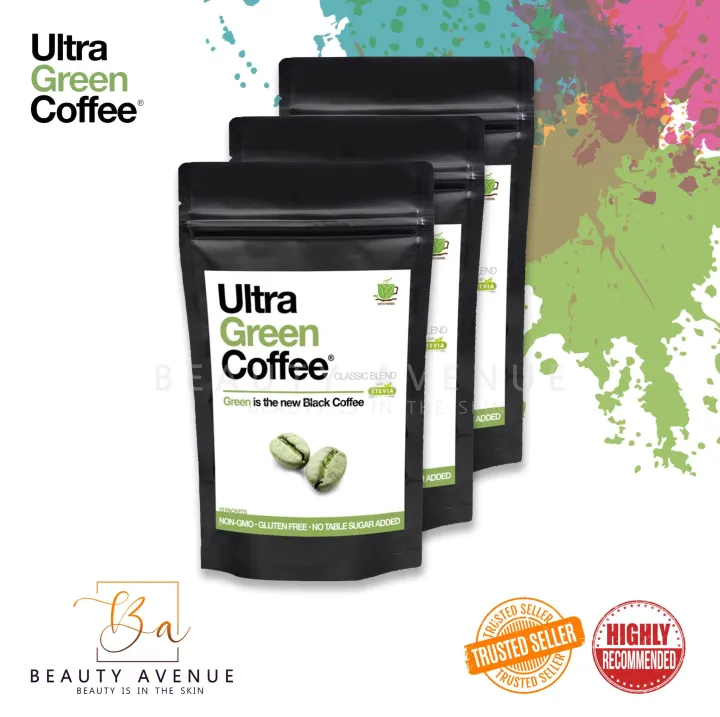 Authentic ULTRA GREEN COFFEE CLASSIC BLEND (3pcs) | Lazada PH