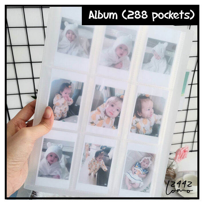 Ready Stock TRANSPARENT LOMOCARD/2R Photo ALBUM Photo Card Holder ...