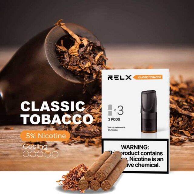 RELX CLASSIC|Classic Tobacco|Pods|Single|1pc|Vape Juice | Lazada PH