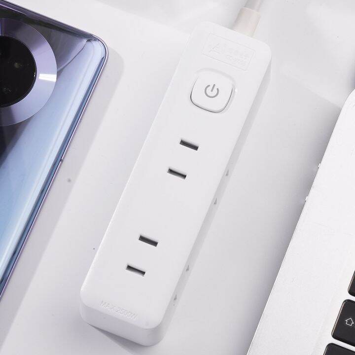 Two Hole Flat Extension Socket Converter 2500W One In Six 1M Extension ...