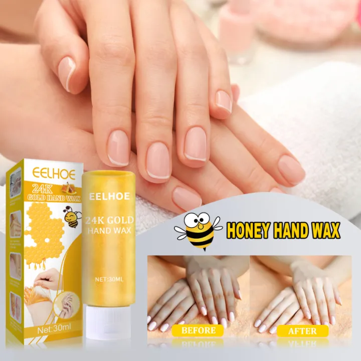 Honey Peel Off Hand Wax Whitening Moisturizing Fine Lines Hand Cream ...