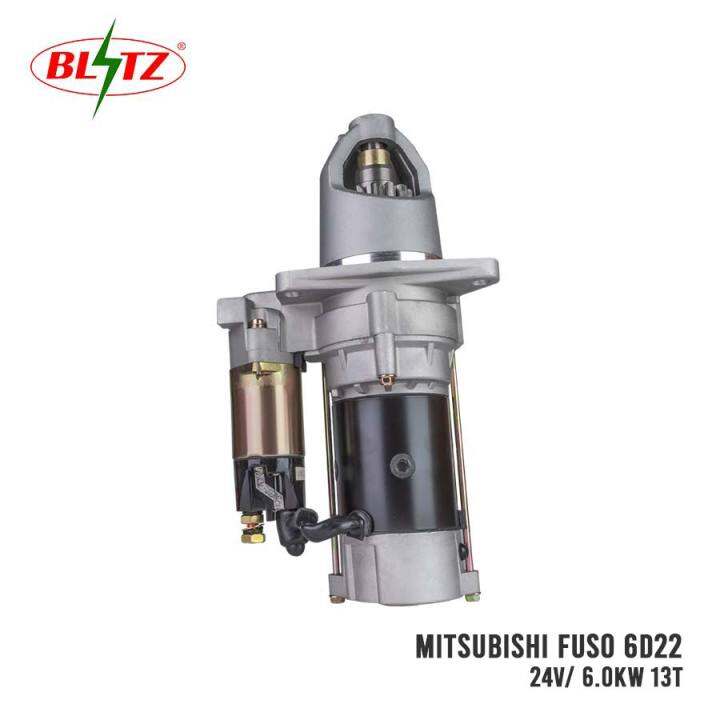MITSUBISHI FUSO 6D22 STARTER ASSEMBLY 24V 6.0KW (13 TEETH) BLITZ ...