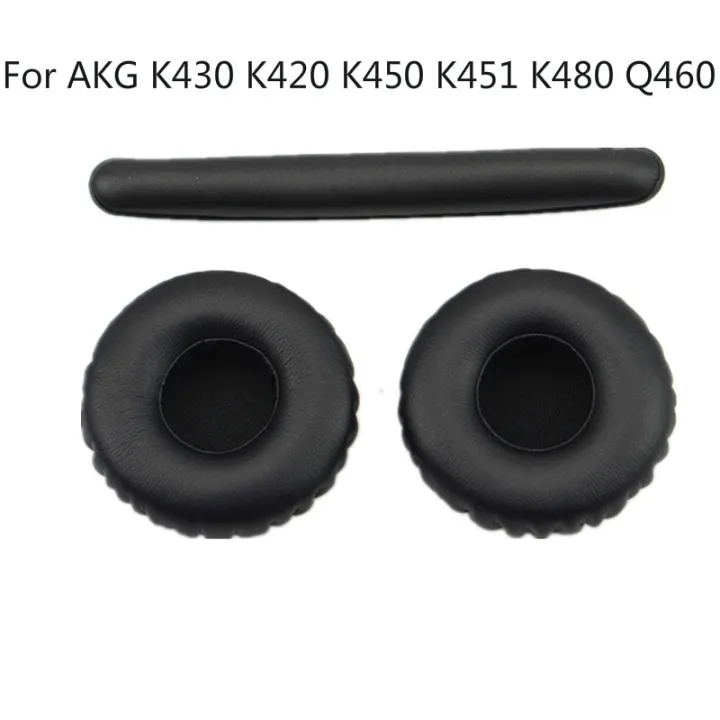 อบ Grain กระบวนการหูฟัง Headband สำหรับ AKG K430 K420 K450 K451 K480 Q460หูฟังโฟมแผ่นรอง ...