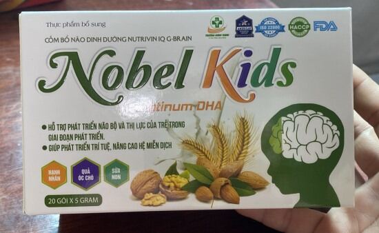 Nobel kids palatinum dha - cốm bổ não dinh dưỡng nutrivin iq g-brain