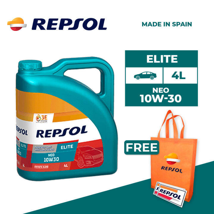 Repsol Elite Neo 10W-30 Synthetic Engine Oil (4L) | Lazada PH