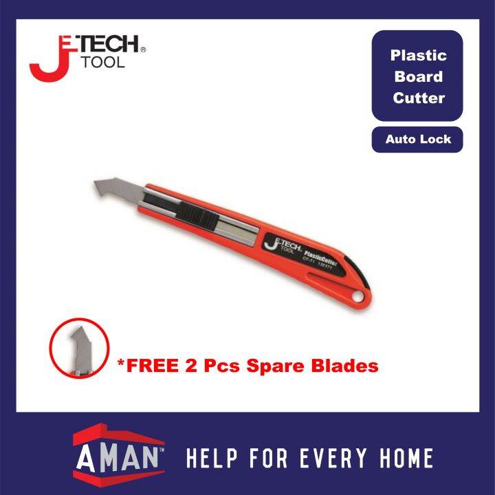 JETECH Auto Lock Plastic Board Cutter Knife CF-71 | Lazada