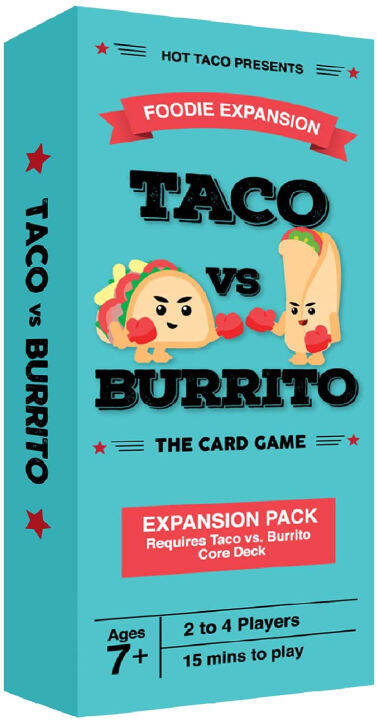 Taco vs Burrito Foodie Edition Expansion Pack - Requires Taco vs ...