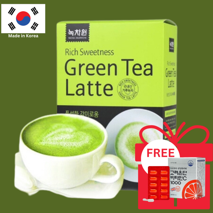 Korea NOKCHAWON Green Tea Latte 10 T (Exp. 07/2024) Matcha | Lazada PH