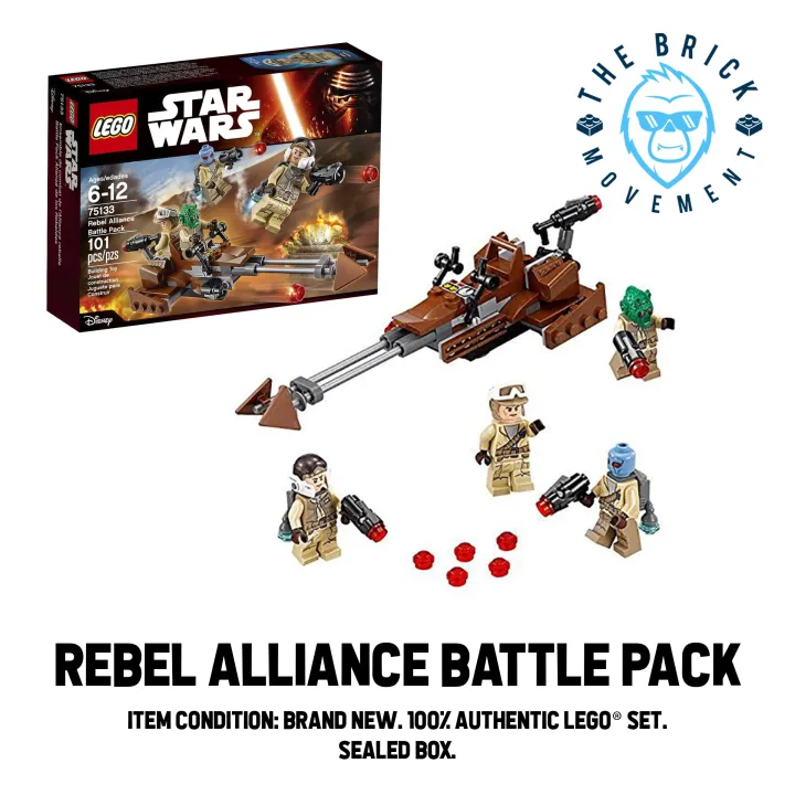 LEGO® SW 75133 Rebel Alliance Battle Pack Set | Lazada PH