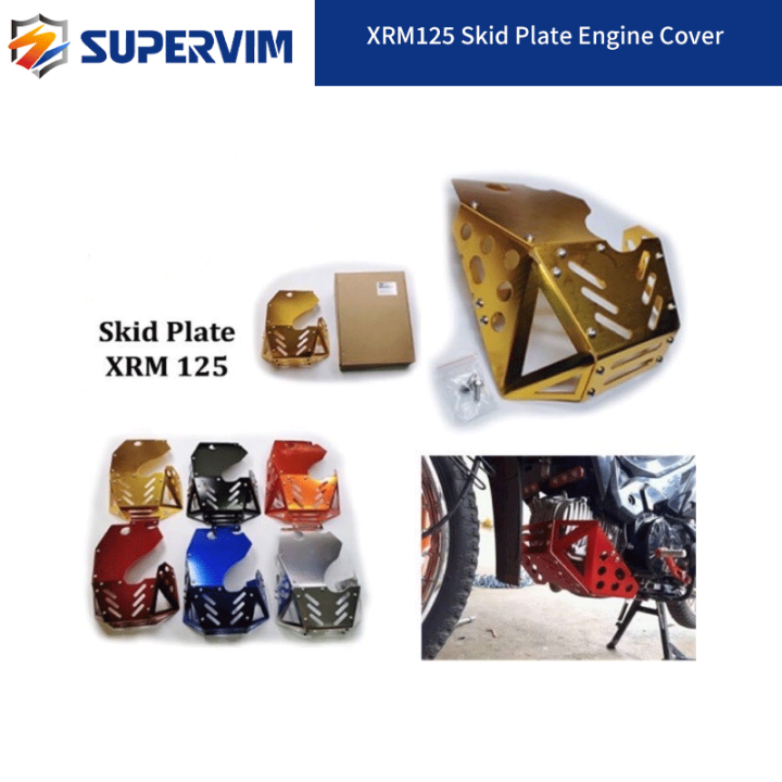 Supervim Motorcycle XRM125 Skid Plate Engine Cover | Lazada PH