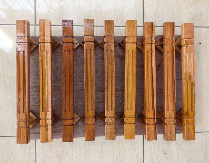 handle pintu rumah kayu jati / gagang pintu rumah kayu jati minimalis 1 ...
