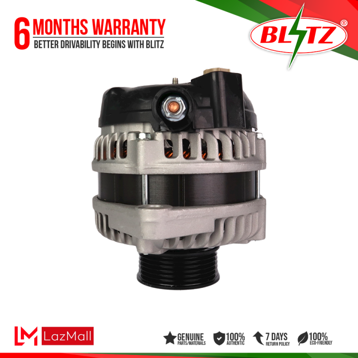 BLITZ ALTERNATOR ASSEMBLY HONDA ACCORD 3.5 12V / 130A 6 PULLEY 2008 ...